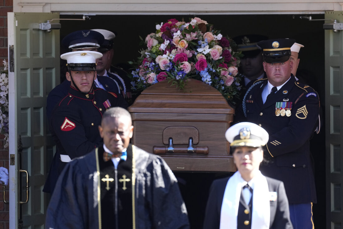 Rosalynn Carter eulogized before family, friends as husband Jimmy bears ...